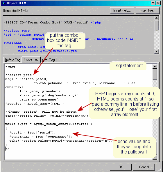 Combo-Pulldown Boxes